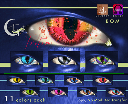 Second Life Marketplace - Tempest Eyes: Triton